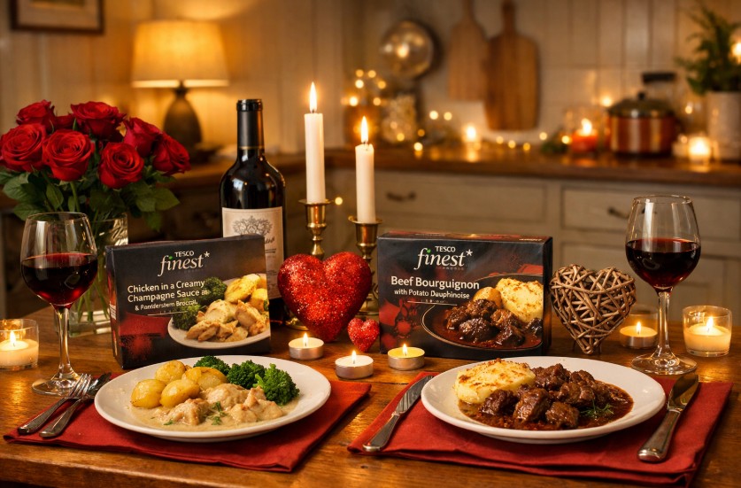 Tesco Valentines Meal Deal 2026: Romantic Dinner for Two from Just £15