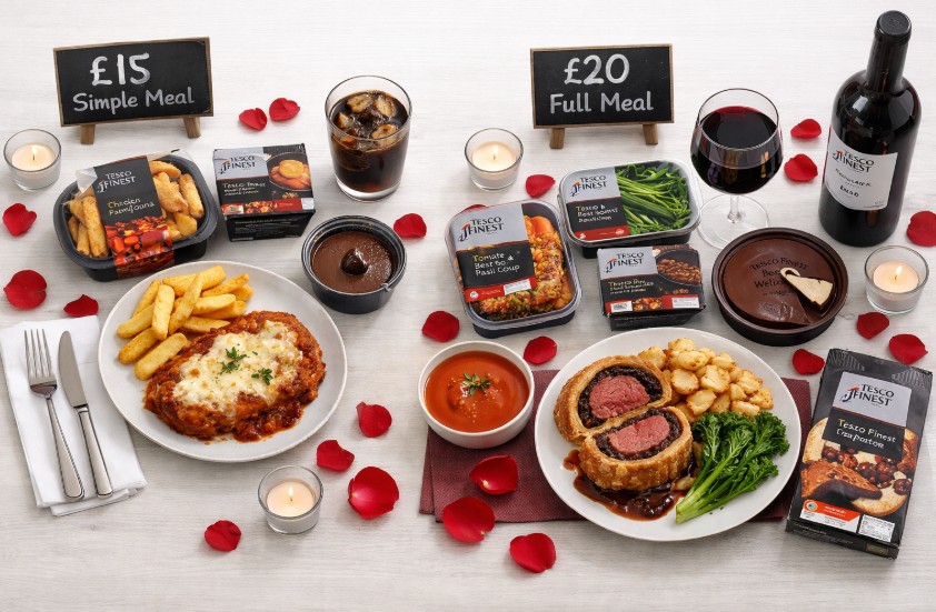 Tesco Valentines Meal Deal 2026: Romantic Dinner for Two from Just £15